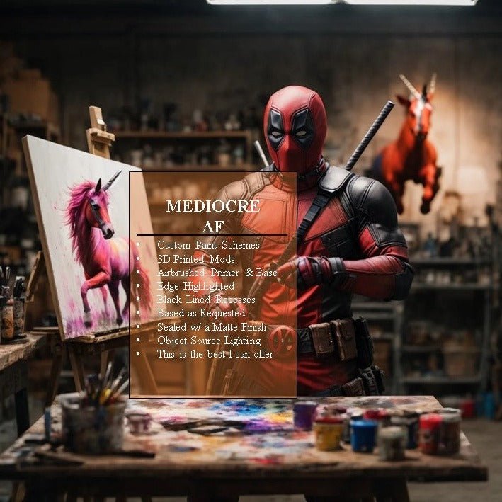 Miniature Painting Service - Mediocre AF – Mediocre Studios