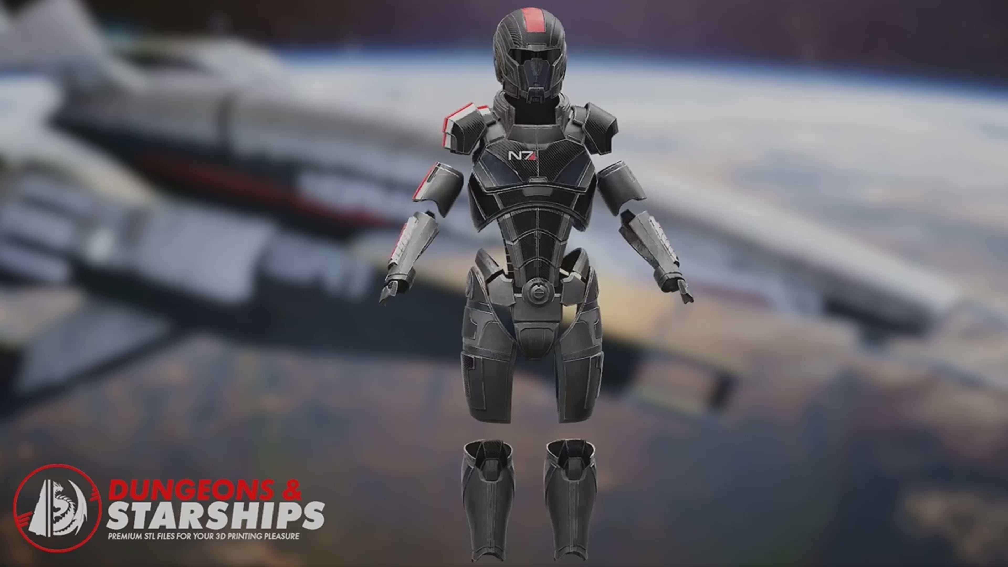 Custom Mass Effect - N7 Armor Set Now Available at Mediocre Studios